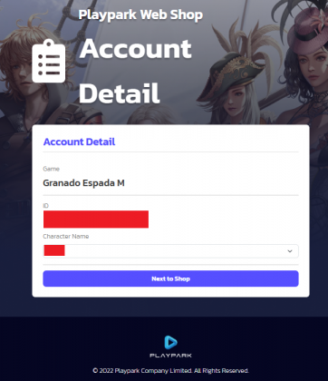 GEM Playmall Web Shop Guide - Granado Espada Mobile